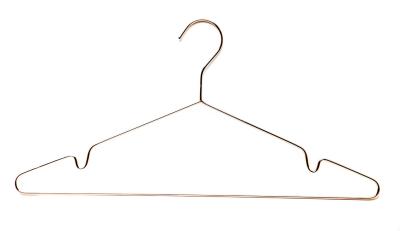 China Polished Ultra Thin Chrome Wire Hangers , Anti Fading Chrome Metal Hangers for sale