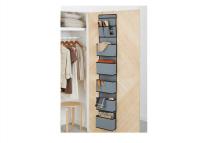 China Grey 6 Layer Non Woven Soft Closet Hanging Organizer for sale