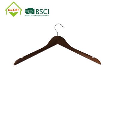 China Wardrobe Camisole Skirt Non Slip Cedar Wood Clothes Hangers for sale