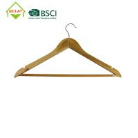 China 44.5x23.5x1.2cm Heavy Duty Skirt Solid Wood Hangers for sale