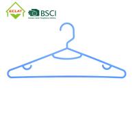 China Lightweight Panty Navy Blue Plastic Hangers 39.5x19cm for sale