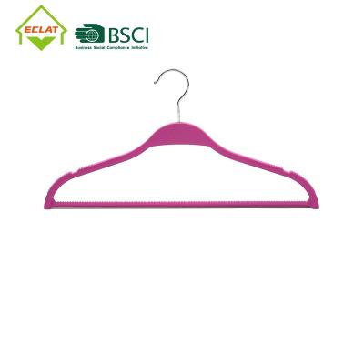 China 41.5cm ABS Swivel Heavy Duty Plastic Hangers Stackable Smooth edge for sale