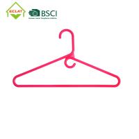 China 16.6in Reinforced Heavy Duty Plastic Hangers Rounded Edge For Closet Organization for sale
