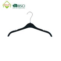 China Portable Notched 36.5cm Heavyweight Plastic Hangers for sale