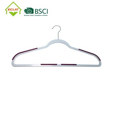 China Ultra Thin ABS Heavy Duty Non Slip Plastic Hangers for sale