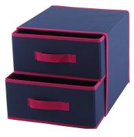 China Home 2 Drawer Cozy Organizer , Fabric Drawer Organizer for sale