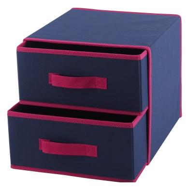 China Home 2 Drawer Cozy Organizer , Fabric Drawer Organizer for sale