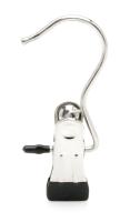 China Stainless Steel Heavy Duty Hangers With Clips 4.5x7.3x0.34cm for sale