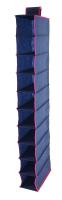 China Strap Top 47 Inch 10 Shelf Hanging Shoe Organizer for sale