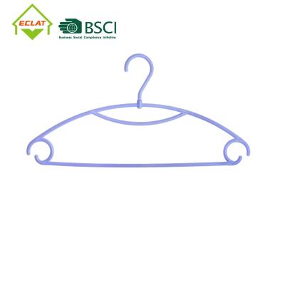 China Economical Multipurpose Space Saving Easy Slide Organizer Plastic Hanger for sale