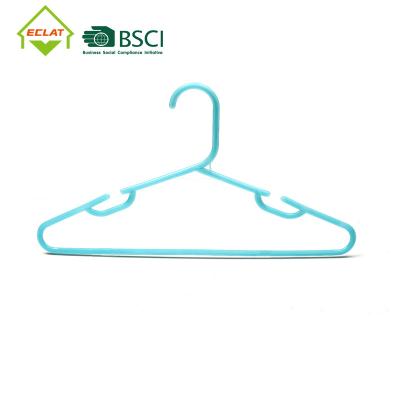 China Premium Contoured Shoulders Extra Thick Portable Plastic Hanger for sale