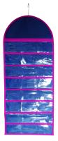 China 62 Pockets 35x85cm Double Side Hanging Jewelry Bag for sale