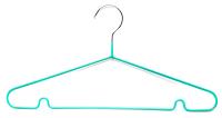 China Ultra Slim Light Weight Multipurpose Compact Chrome Wire Hangers for sale