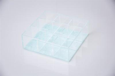 China Luminous Green Aesthetic Desk Organizer , Clear Cosmetic Storage Organizer for sale