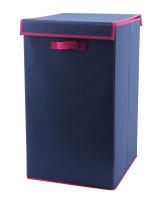 China Attached Handles Soft Closet Organizer , Foldable Storage Box With Lid for sale