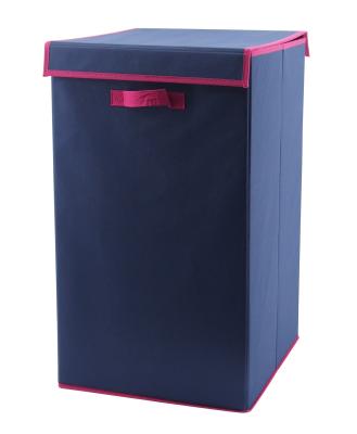 China Attached Handles Soft Closet Organizer , Foldable Storage Box With Lid for sale