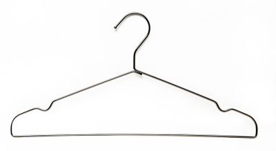 China Economical Anti Slip Heavy Duty With Swing Arm Chrome Wire Hangers for sale