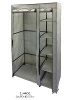 China Eco Friendly 175cm Portable Clothes Closet Wardrobe for sale