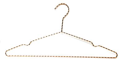 China Strong And Durable Slack Polished Economical Chrome Wire Hangers for sale