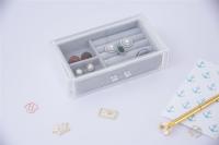 China Clear Acrylic Tabletop Jewelry Organizer , Velvet Jewelry Organizers For Drawers for sale