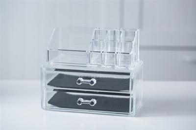 China 23.85x15.3x18.8CM Cosmetic Tabletop Jewelry Organizer for sale