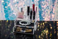 China 23.85x15.3x18.8CM Cosmetic Tabletop Jewelry Organizer for sale
