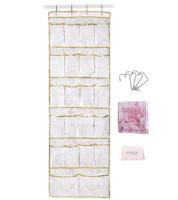 China Cardboard Soft Closet Shoe Organizer Behind Door Marble Pattern for sale