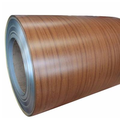 China 6.0mm Wood Grain Aluminum Coil Durable Decorative Coil for Building Facades for sale