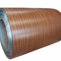 China 3.0mm 5005 Wood Grain Color Coated Aluminum Coil for Building Decoration for sale