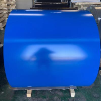 China Blue Color Coated Aluminum Coil 0.5mm Thick for Roof Tile T351 for sale