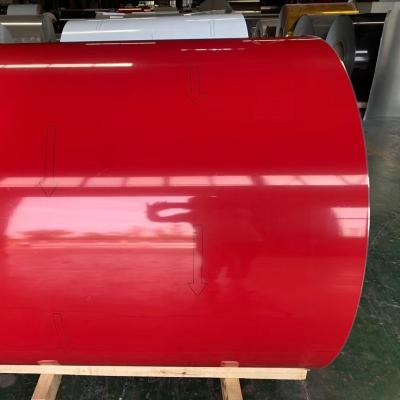 China Red Anodized Aluminum Coil 2.0mm for Architectural Decoration Durable for sale