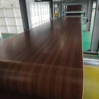 China T3 Temper Wood Grain PVDF Coated Aluminum Strips 0.5mm Good Weldability for sale