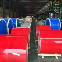 China Prepainted Color Coated Aluminum Coil 1060 3003 3004 5052 PE PVDF 0.2-2.0mm for sale