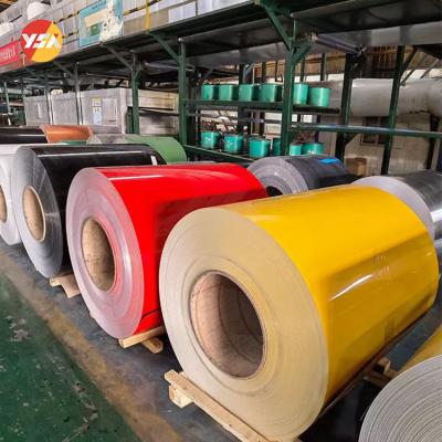 China Pre Painted Aluminum Sheet Coil 0.1-6.0mm PE PVDF for Construction for sale