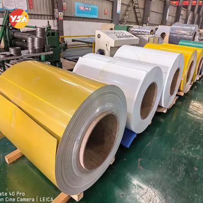 China 3003 Color Prepainted Aluminum Coils for Roofing and Gutter Bending 0.5mm for sale