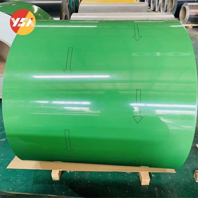 China Color Coated Aluminum Coil PVDF SMP PE 25-28μm for Curtain Wall Ceiling Downspout for sale