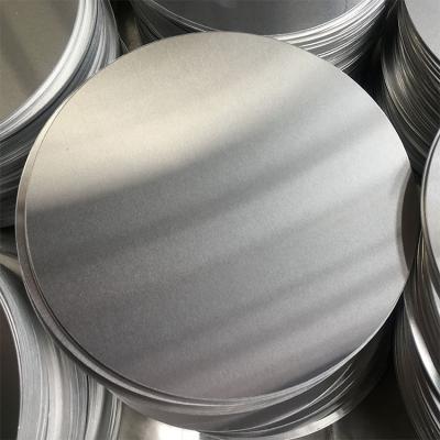 China ISO 3003 Silver Aluminum Alloy Circle 80-1000mm Diameter 0.13-6.5mm Thickness for sale