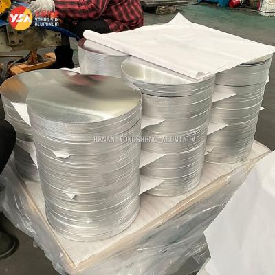 China 1060 Aluminum Circle 0.55mm Thickness O H Temper Alu Disc for Kitchen Cookware for sale