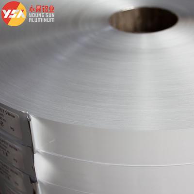 China Single Sided White Aluminum Polyester Laminating Air Duct Film Roll 50 Micron for sale