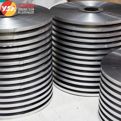 China Aluminum PET Cable Laminated Film Coil Strip 0.15mm x 50mm Silver Wrapping for sale