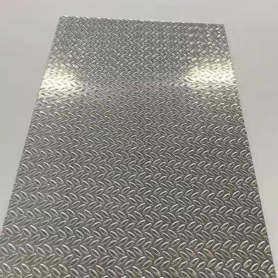 China Aluminum Checker Plate 3000 Series Embossed Diamond Tread Plate 5754 5052 5083 for sale