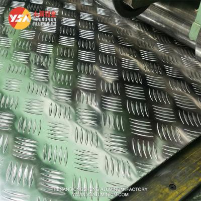 China Embossed Diamond Aluminum Checker Plate 6083 6063 Sheet 2mm Thickness for sale
