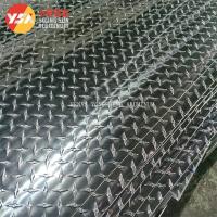China 3003 Checkered Aluminum Alloy Plate 5 Bars Patterned Nonslip Sheet for Trailers for sale