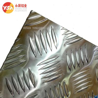 China 6061 Aluminum Diamond Plate 0.13-6.5mm Thick Aluminum Tread Plate for sale