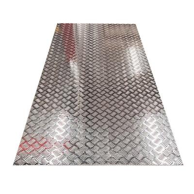 China AA1100 3mm Aluminium Checker Plate Sheet 5052 5754 6061 6063 7075 Embossed Diamond Plate for sale