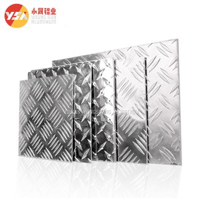 China Embossed Diamond Aluminum Plate 5754 5052 Checkered Plate 1050 3003 Coil for sale