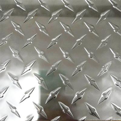China Aluminum Diamond Checkered Plate 1060 3003 5754 H112 4x8 Sheet for sale