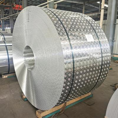 China Aluminum Checker Plate 5 Bar 1000mm Aluminum Checkered Sheet for Flooring for sale