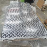China Aluminum Diamond Checkered Plate 2mm Thickness 4x8ft Sheet for sale
