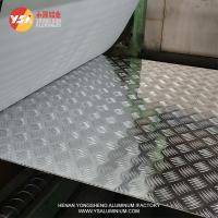 China Aluminum Checkered Plate 3003 5052 5083 Anti Slip Lightweight 0.2 6.0mm Thickness Max 1500mm Width for sale